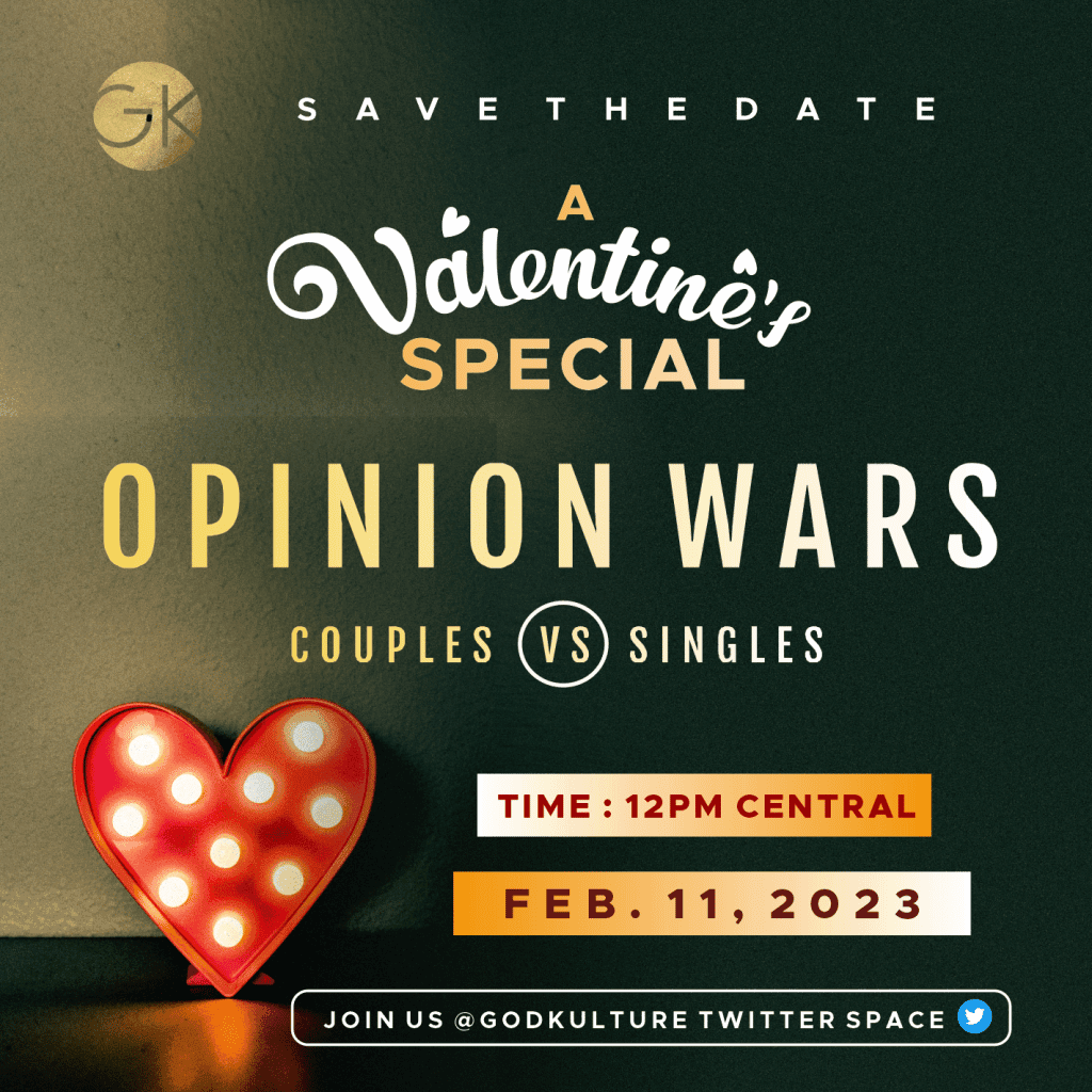 Opinion Wars: Couples vs Singles - GodKulture Global