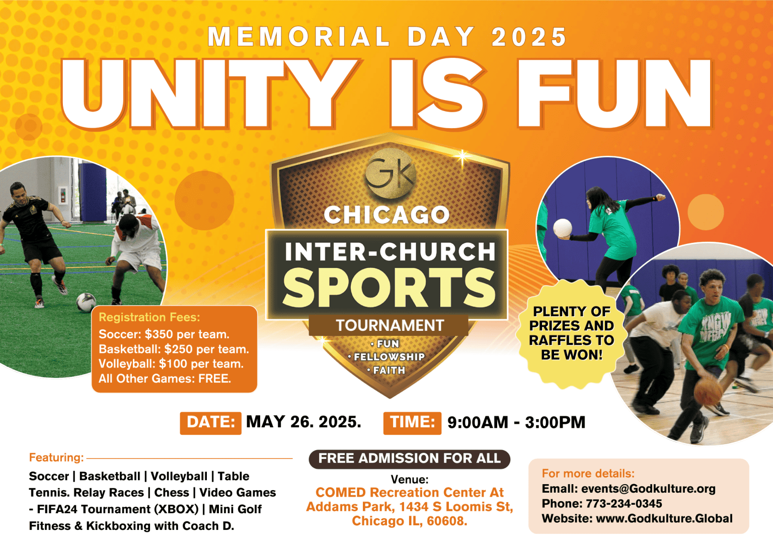 Chicago Inter-Church Sports Tournament 2025: What To Expect ...